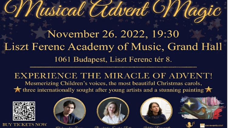 'Musical Advent Magic', Music Academy Budapest, 26 November - XpatLoop.com